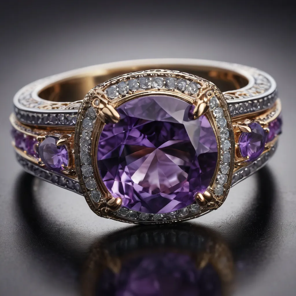 Purple Amethyst Wedding Ring Sets: A Timeless Choice