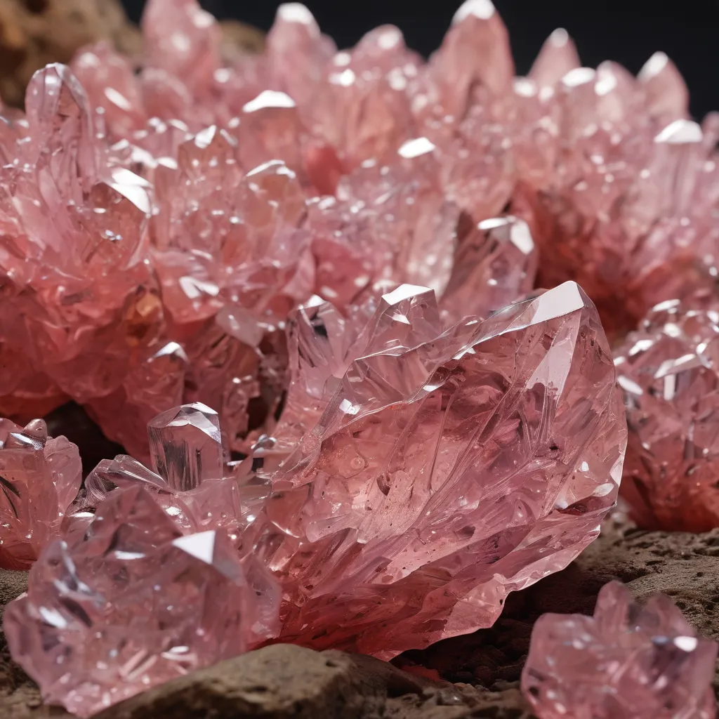 Unveiling the Beauty of Pink Crystalline Rocks