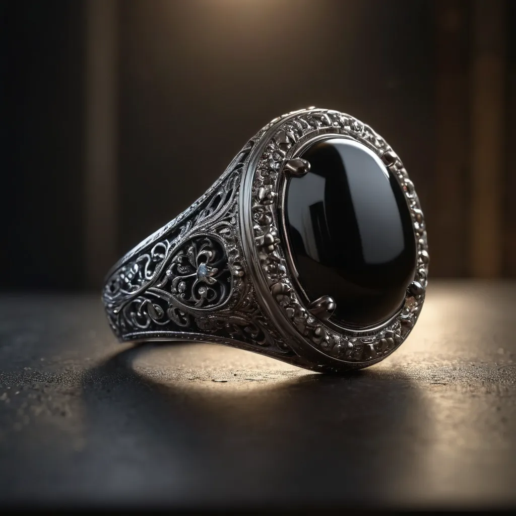 Unveiling the Allure of Dark Colored Men's Wedding Rings: A Masculine ...