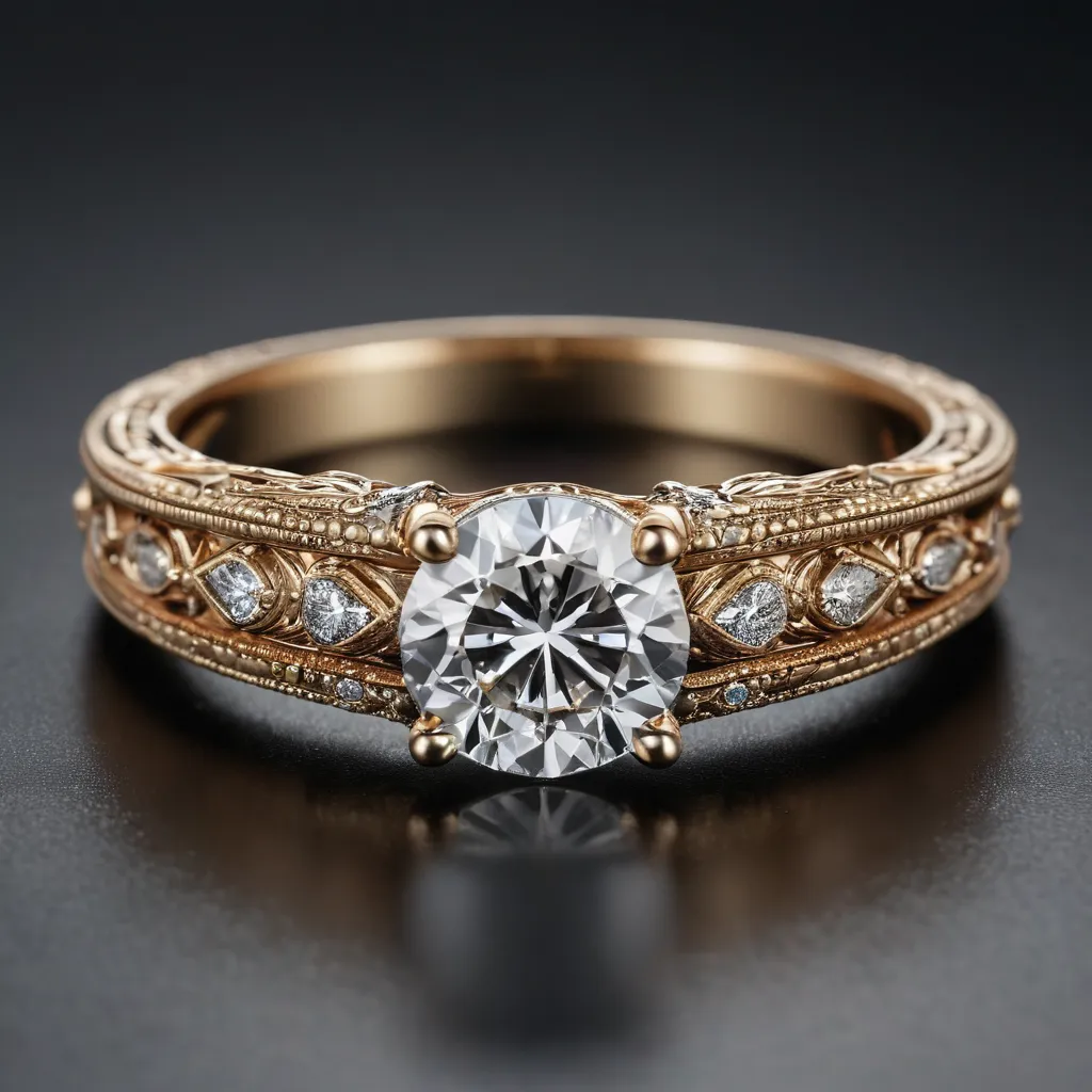 Unveiling the Allure of Heirloom Petite Milgrain Engagement Rings