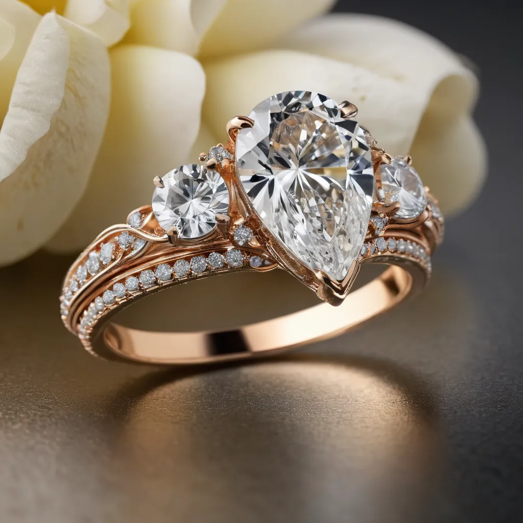Choosing the Perfect Wedding Band for Pear Rings