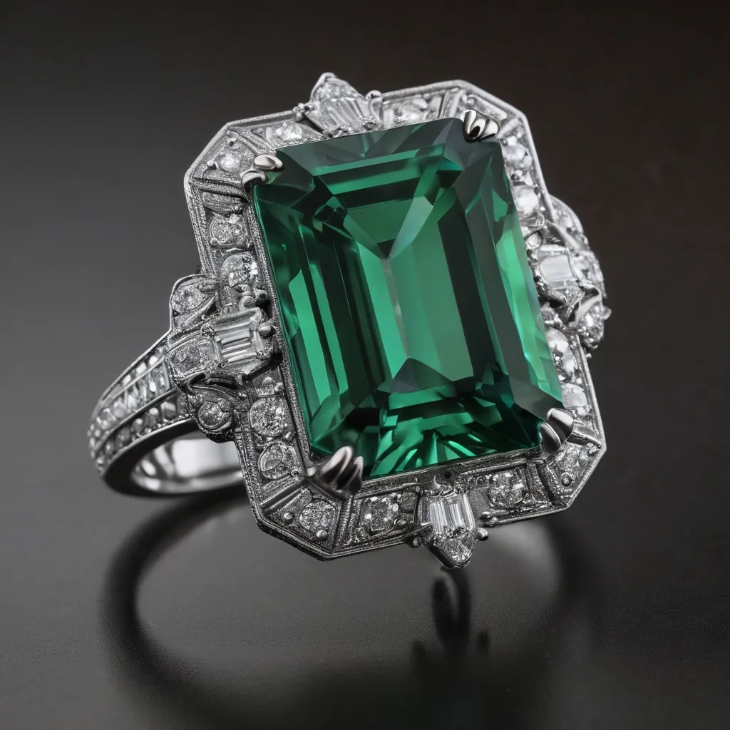 The Allure of Four Carat Emerald Cut Engagement Rings