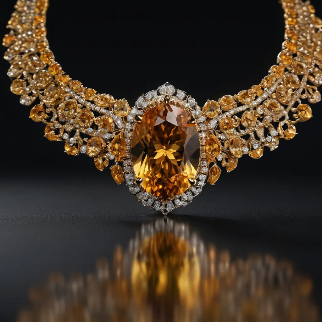 The Allure of Real Yellow Topaz Necklaces
