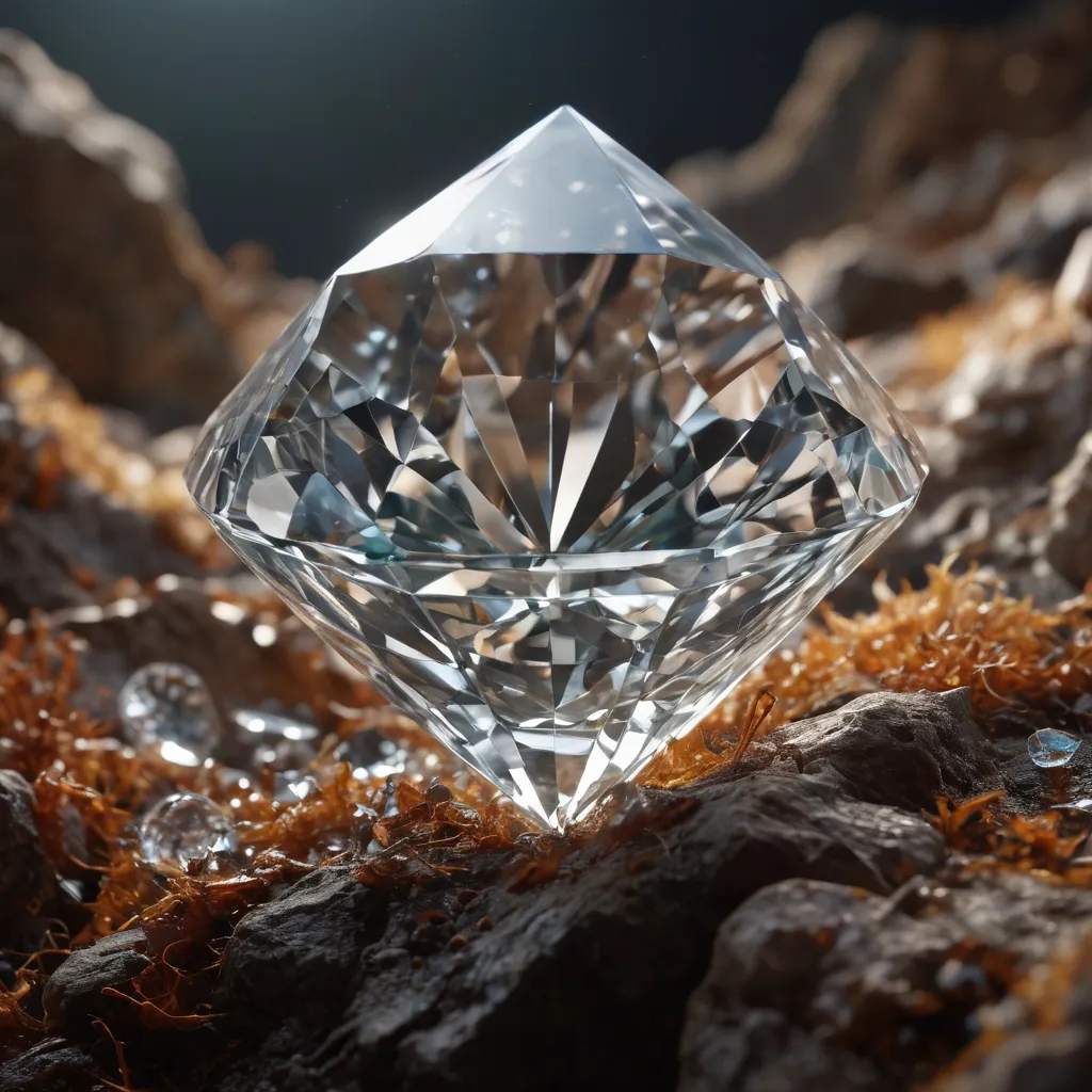 Exploring the Intricate Growth Process of Diamonds